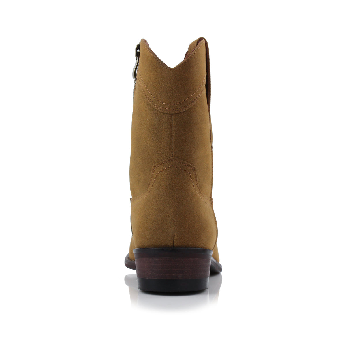 Ferro Aldo Men's Classic Cowboy Western Boot | Austin in Wheat Suede
