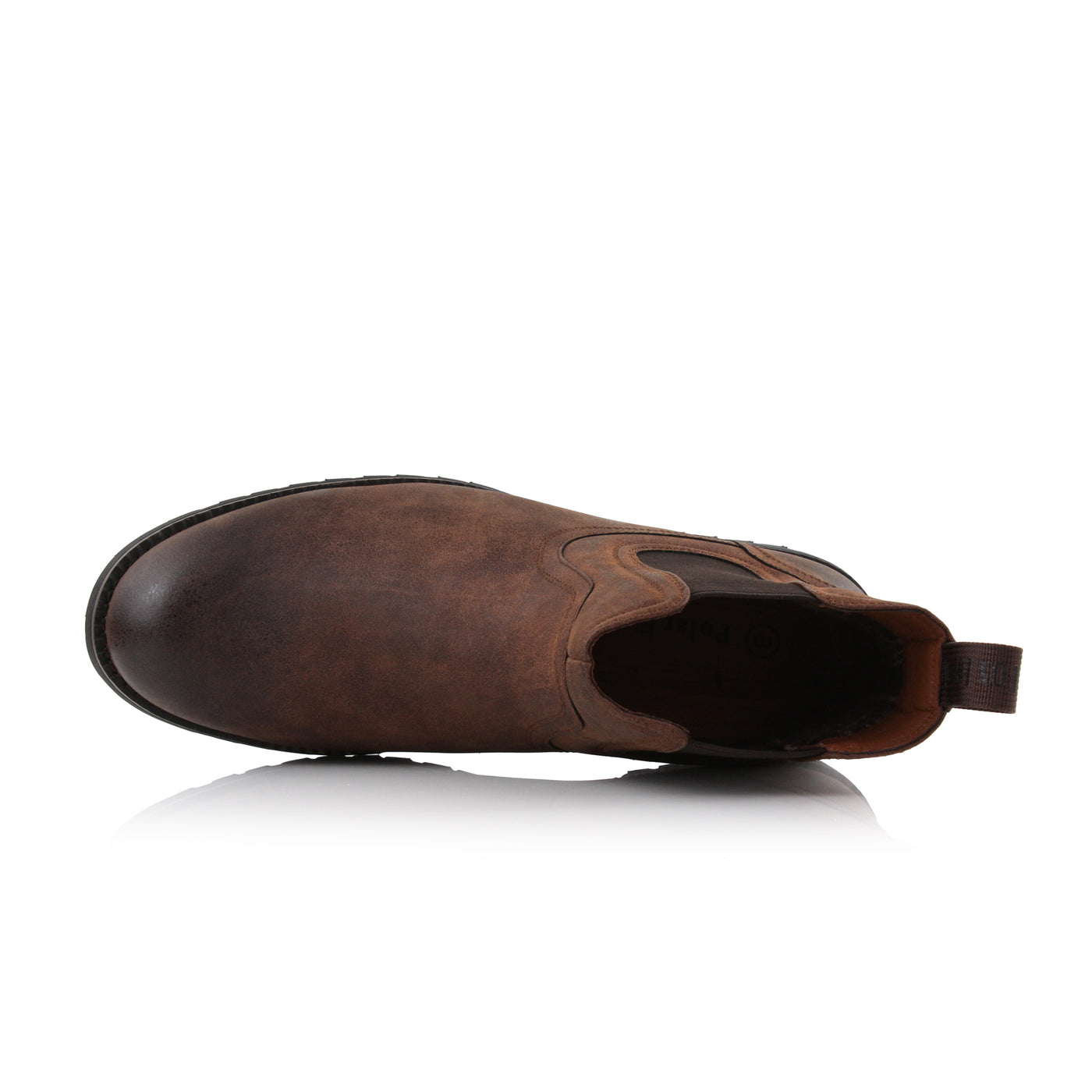 Rambler Style Western Chelsea Boots | DUNCAN | Distressed Vegan Leather ...