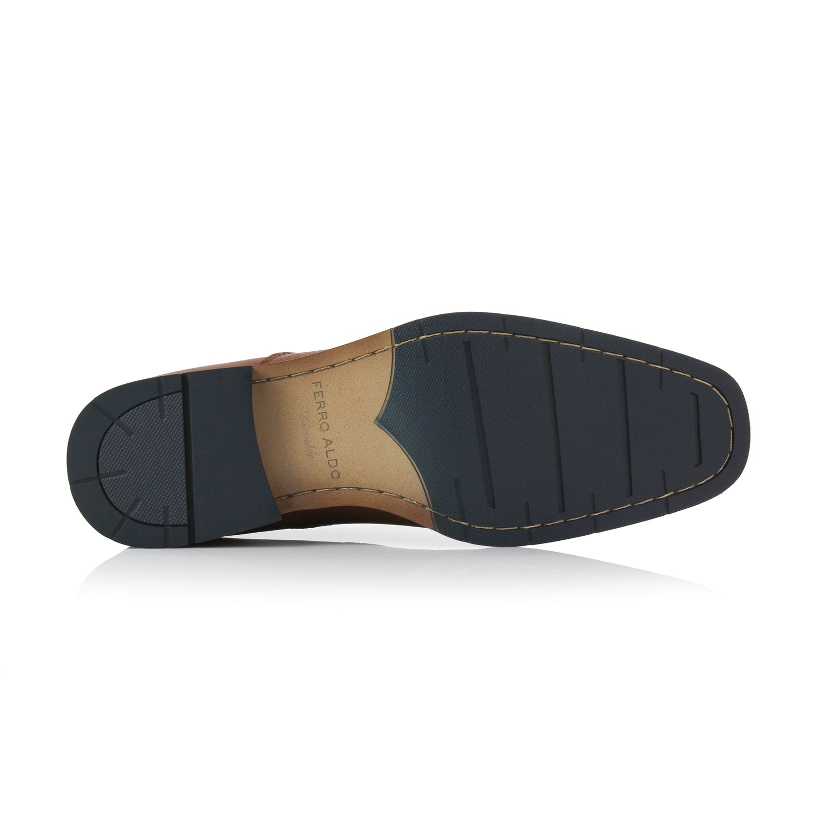 Embossed Men's Shoes | Javier | Classic Almond Toe Oxford Shoes