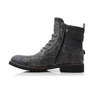 Buy Men's Motorcycle Casual Combat Boot | PATRICK | Best Shoes Men