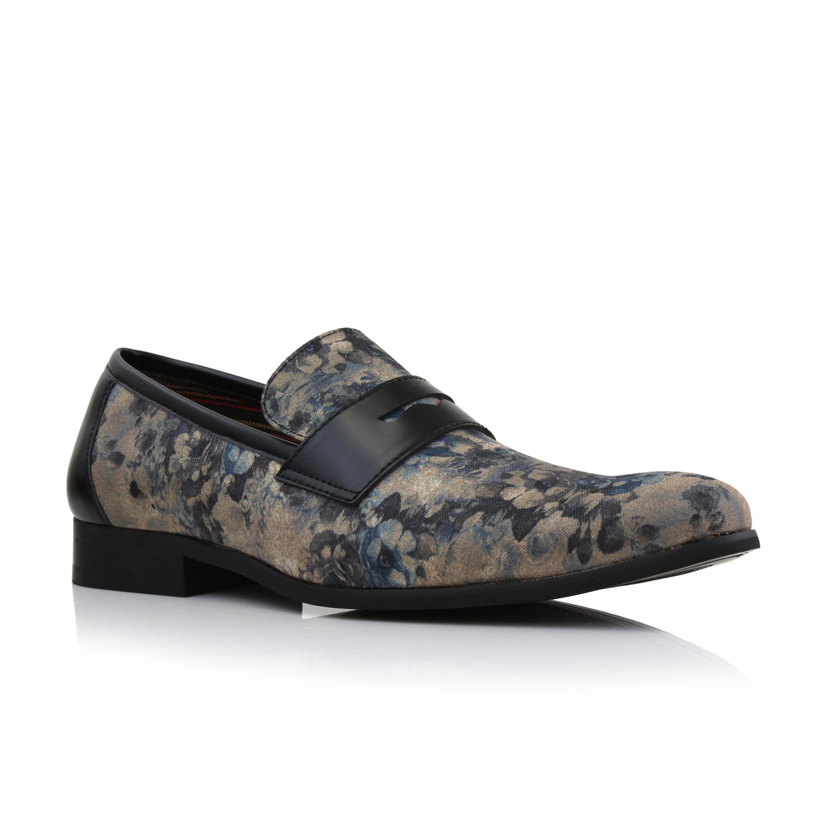 Floral Loafer For Men | Sidney in Azure | Dress Shoes To Impress The Office