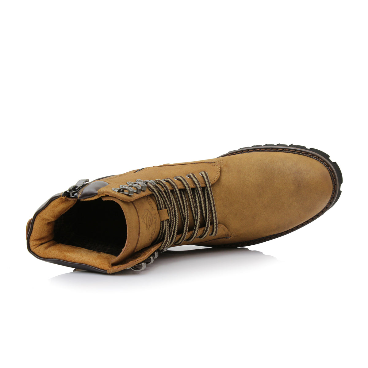 Polar Fox Men's Lace-up Combat Fashion Boot | Barron in Cedar Beige