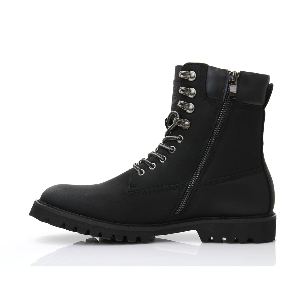 Men's Vegan Padded Outdoor Boot | Barron in Matte Black | Polar Fox