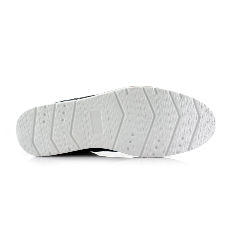 Knitted Suede Wingtip Sneaker | COLBERT | Polar Fox Casual Mid-Top ...